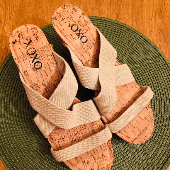 XOXO | Shoes | Nwob Xoxo Belicia Cork Wedge Slip On Shoe | Poshmark